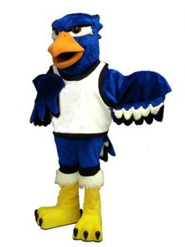 custom made mascot, school mascot costume, seahawk mascot costume adult,
