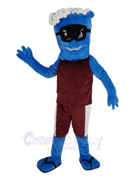 custom made mascot, school mascot costume, wave mascot costume adult,