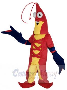 custom made mascot, team mascot costume, shrimp mascot costume adult,