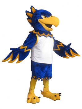 custom made mascot, school mascot costume, hawk eagle mascot costume adult,